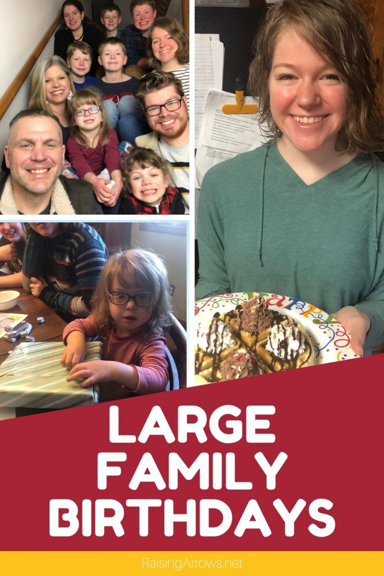 Large Family Birthdays