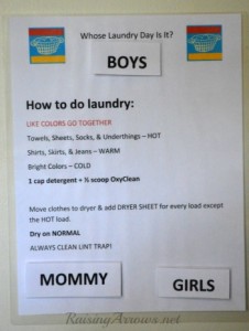 Teaching Your Kids to Do Their Own Laundry