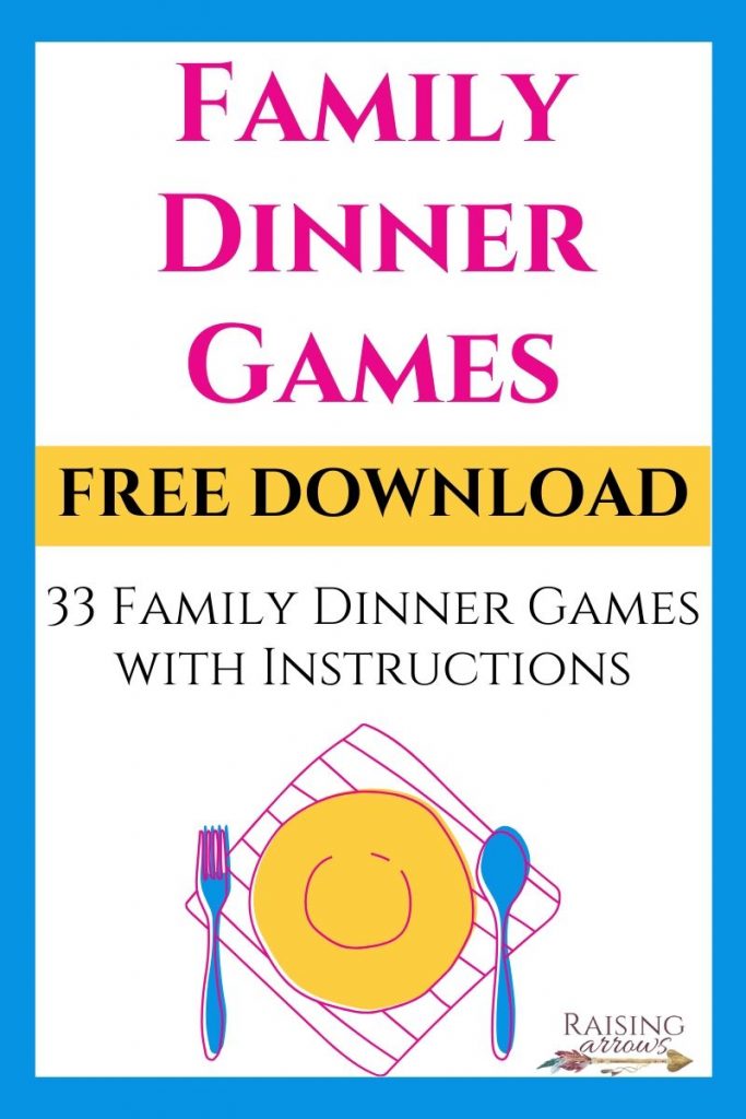 Family Games To Play At The Dinner Table