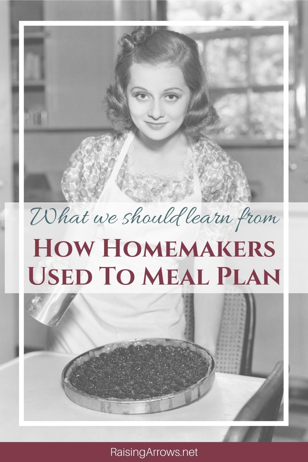 What We Should Learn From How Homemakers Used to Meal Plan