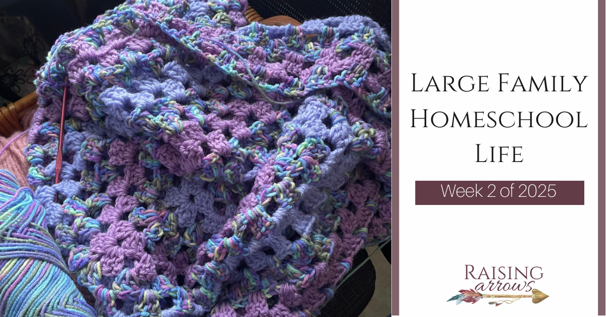 Large Family Homeschool Life - Week 2 of 2025