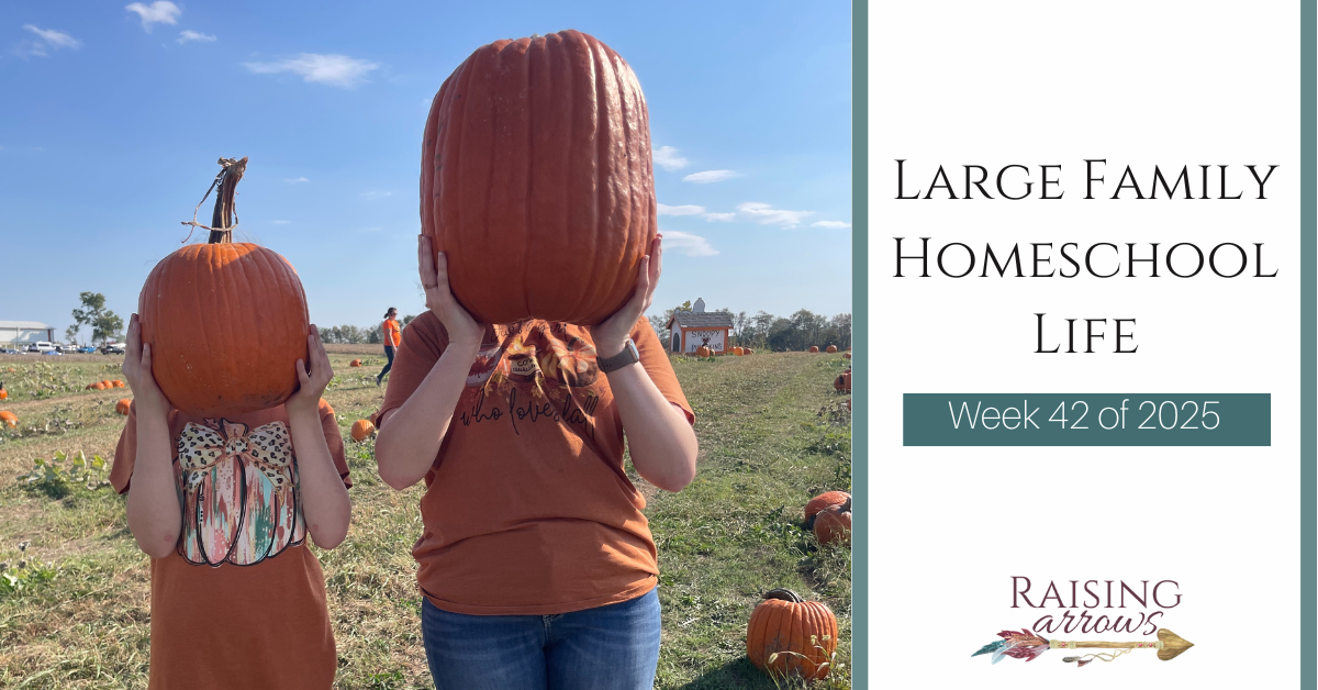 Large Family Homeschool Life - Week 42 of 2025