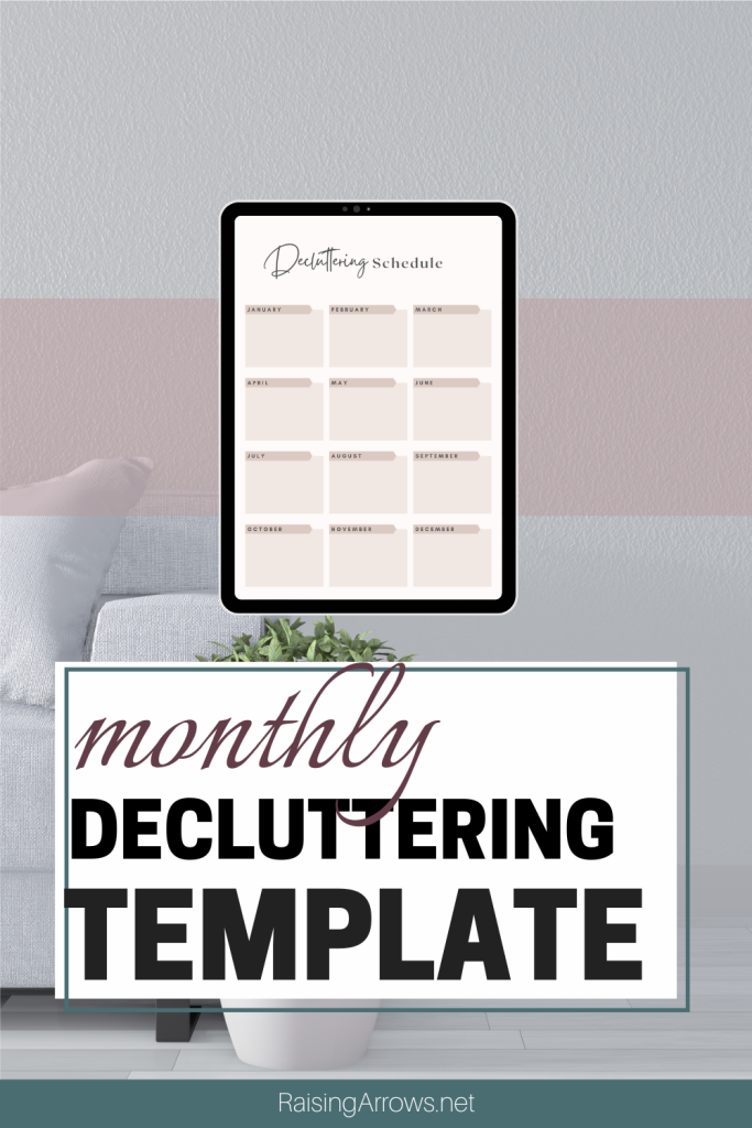 How to Create a Monthly Decluttering Project List